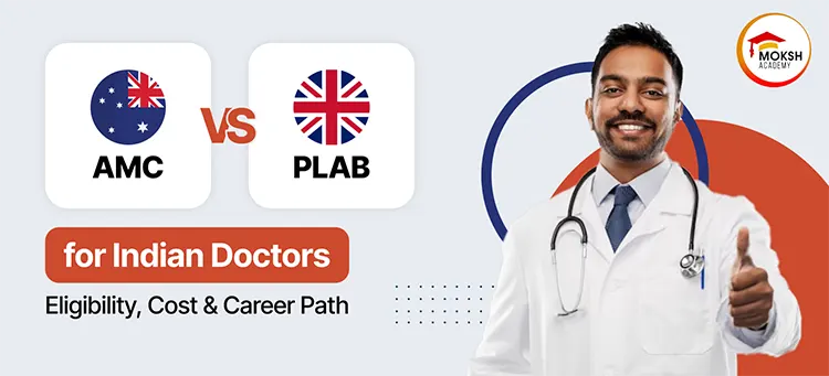 AMC vs PLAB for Indian Doctors - Cost, Eligibility & Career